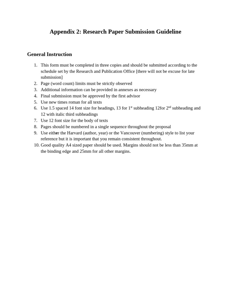 Research Paper Guidelines For Medical Students | PDF | Methodology | Data