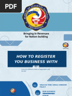 BIR eFPS Registration Guide | PDF | Business | Nature