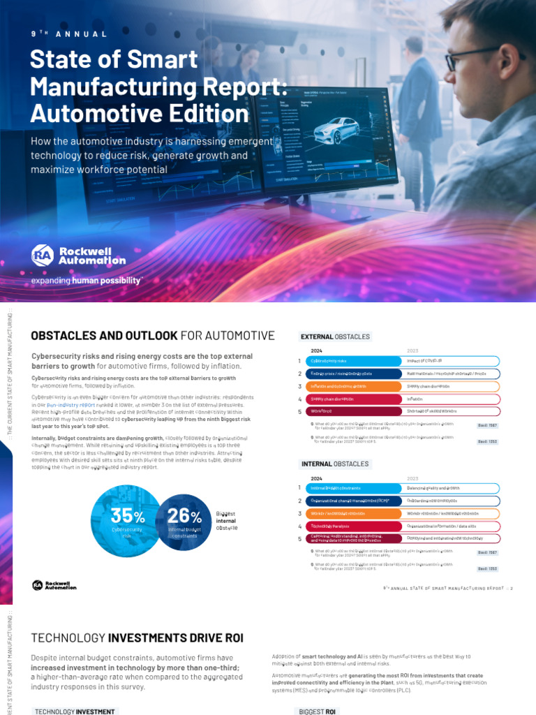 Automotive Smart Manufacturing Insights 2023 | PDF | Artificial ...