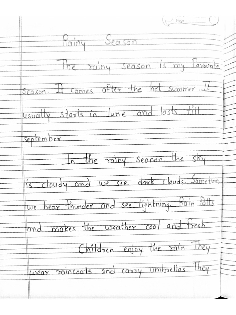 STD 3. Rainy Season | PDF