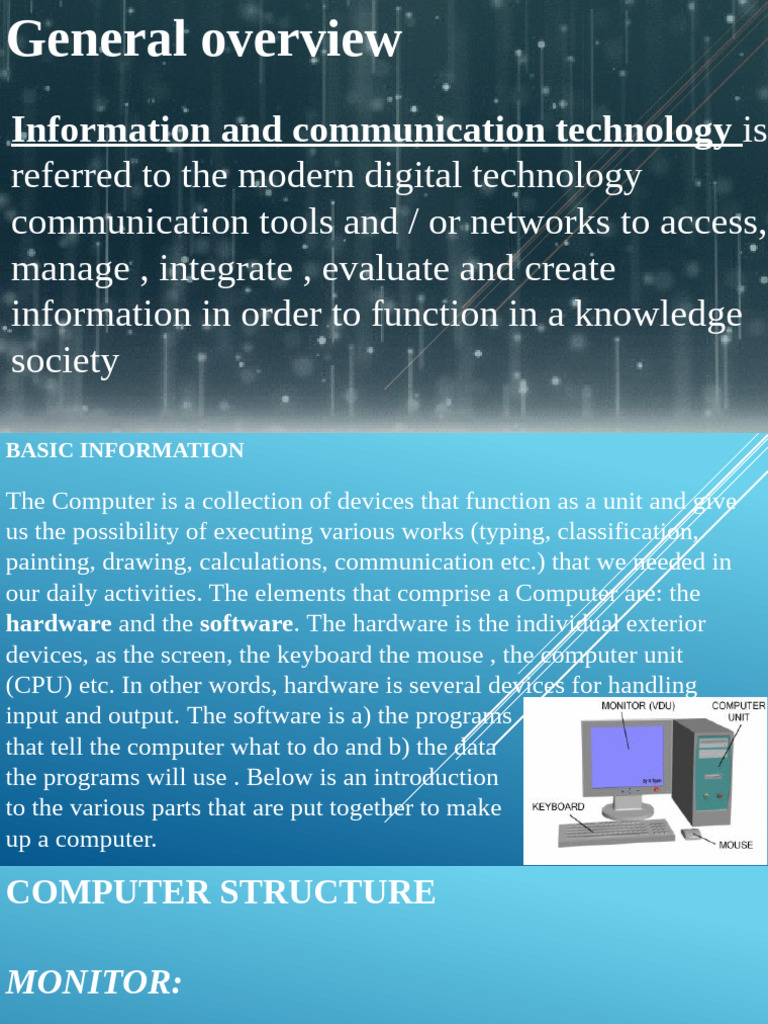 Overview of Computer Hardware Components | PDF | Computer Hardware ...