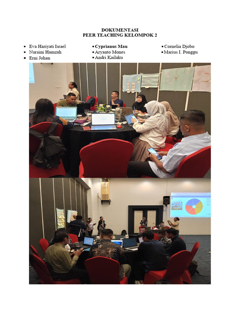 Dokumentasi Peer Teaching Kel 2 | PDF