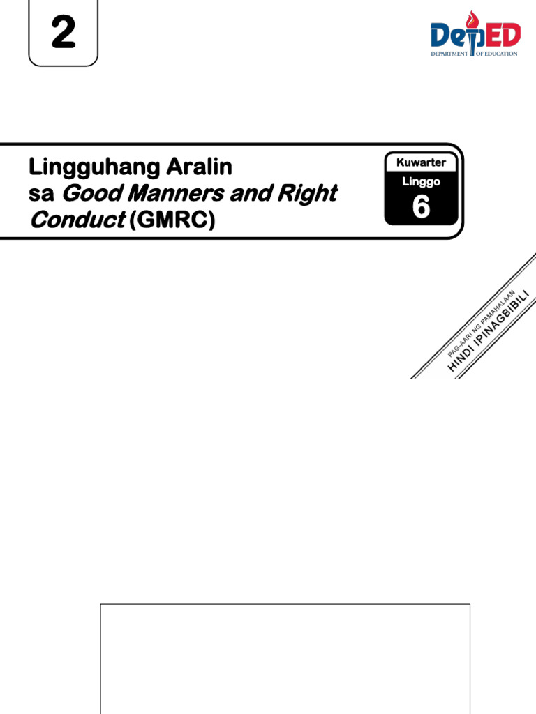 LE GMRC 2 Q1 Week6 v3 | PDF