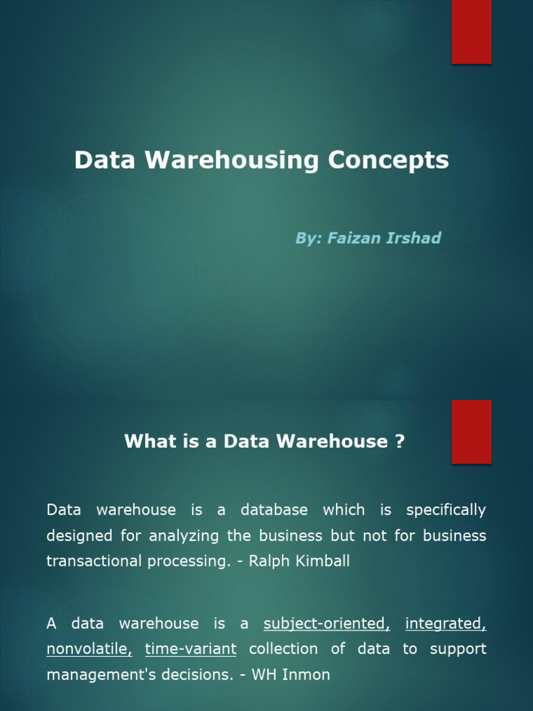 Data Warehousing Extract, Transform and Load (ETL) | PDF | Data Warehouse | Information Retrieval