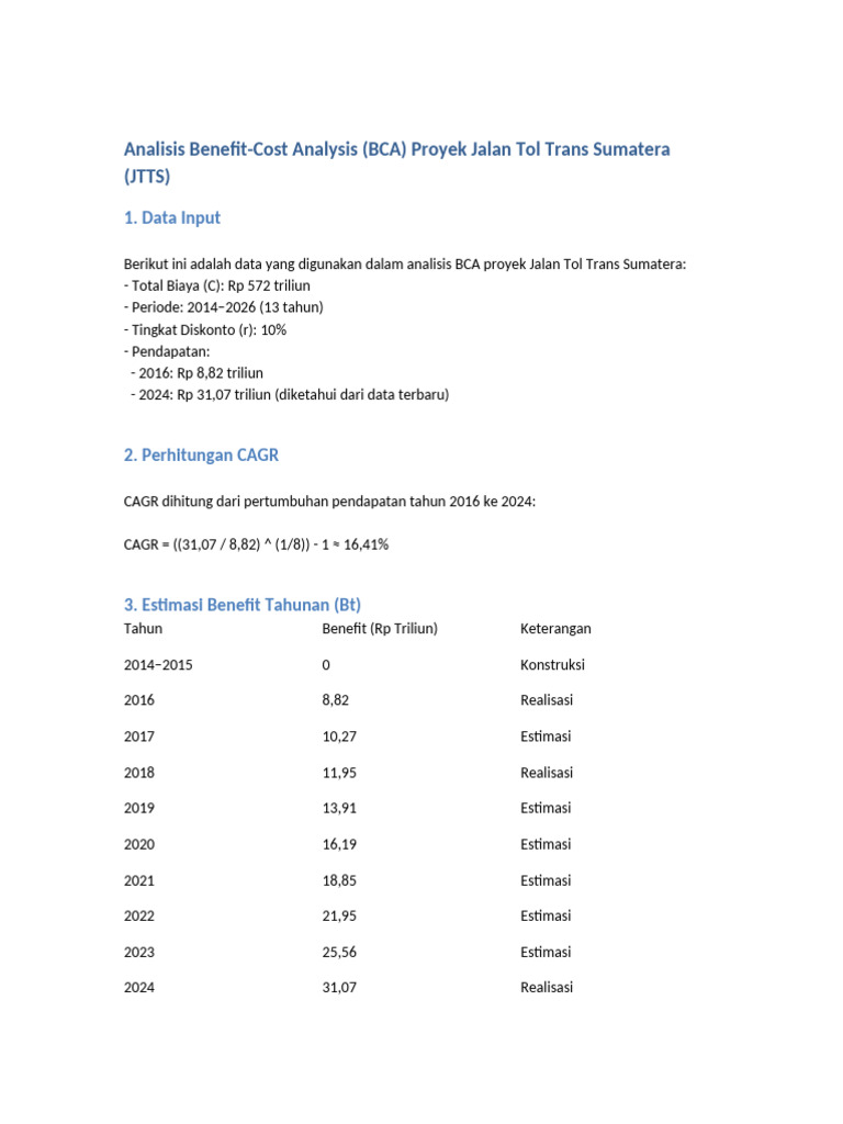 Analisis Bca Jtts 2024 | PDF