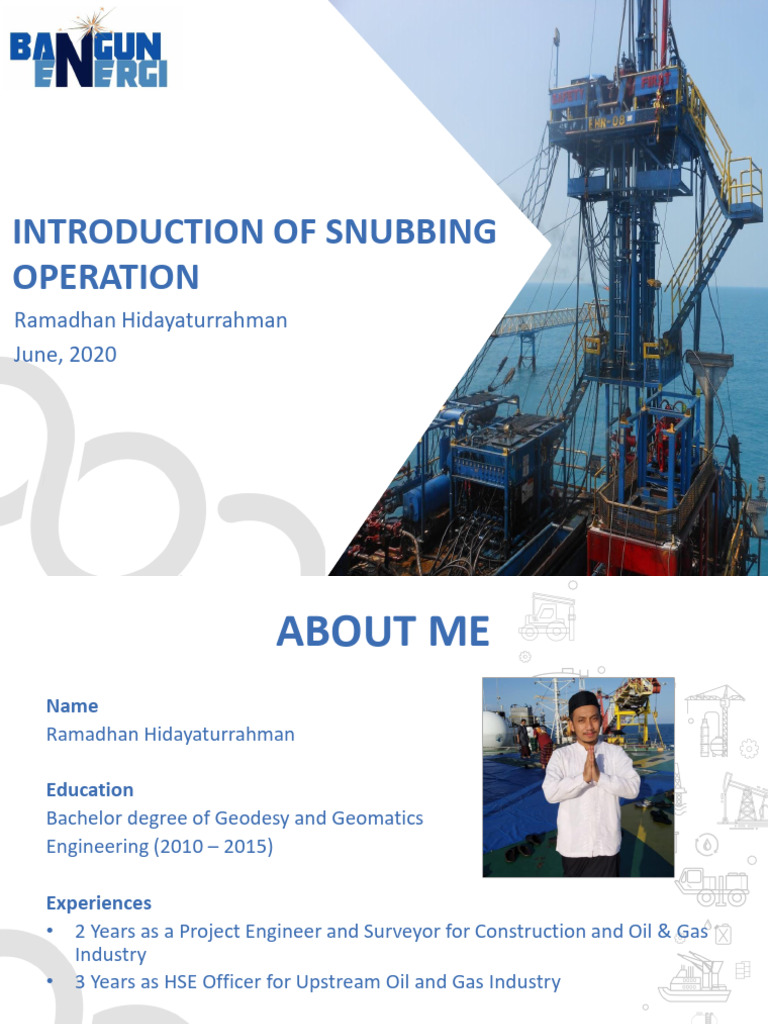 Introductionof Snubbing Unit Operation | PDF | Oil Well | Casing (Borehole)