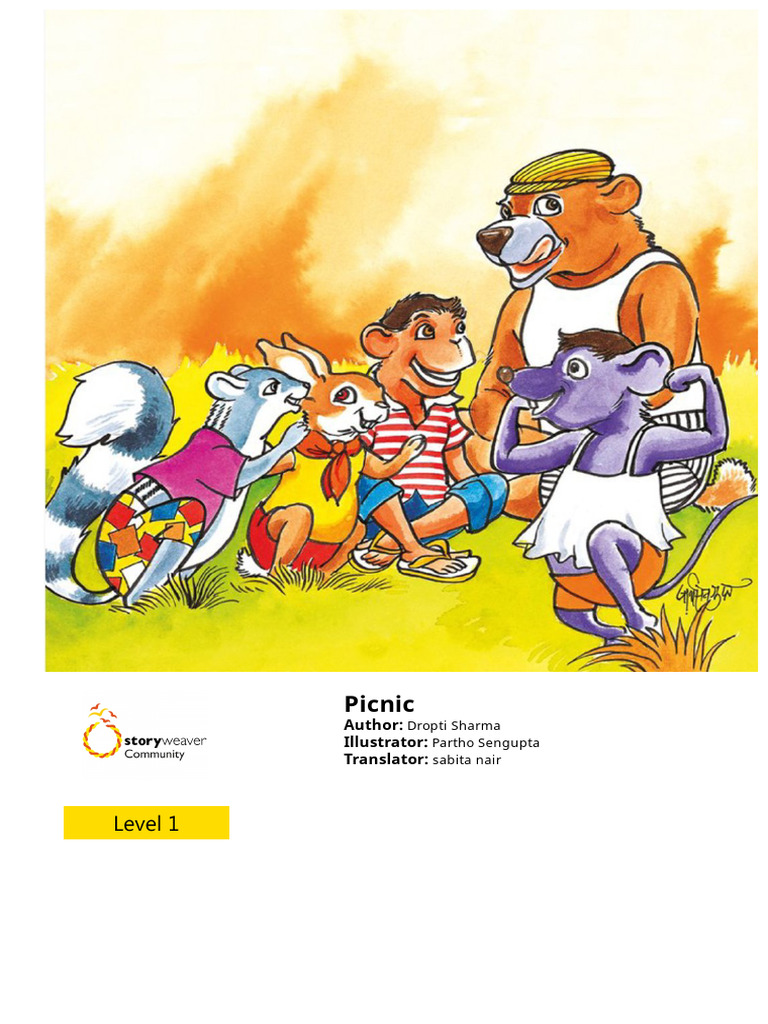 Friends' Fun Picnic in the Forest | PDF | Creative Commons License