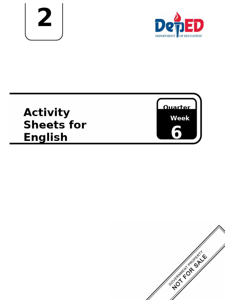 LAS - English 2 - Q1 - Week6 - v1 | PDF | Copyright