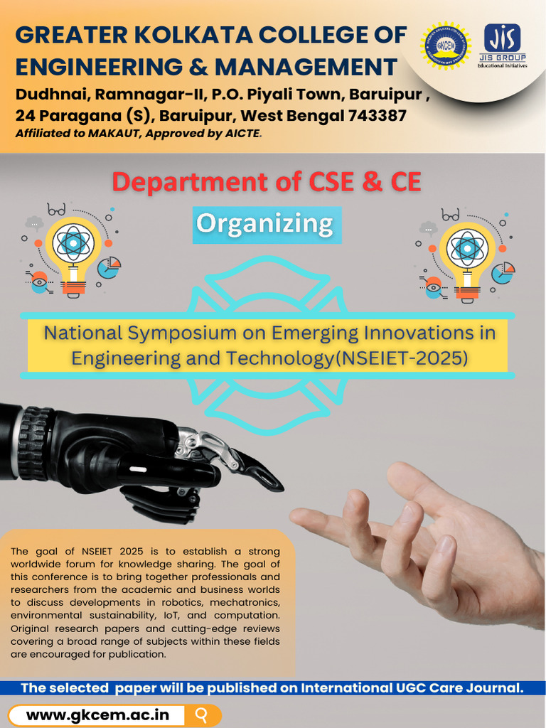 National Symposium On Emerging Innovations in Engineering and ...
