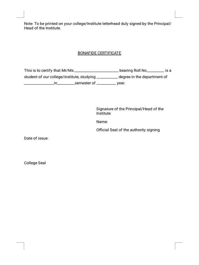 Bonafide Certificate Summer Internship 2025 IIT Dharwad | PDF