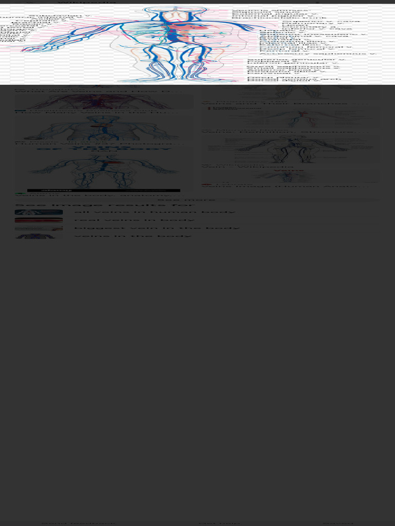 How Many Veins in Human Body - Google Search | PDF