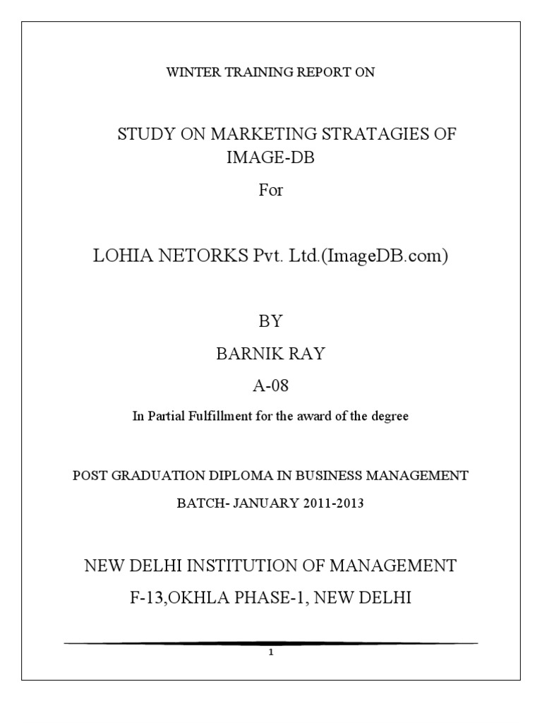 Final Winter Training Report Project | PDF | Http Cookie | Copyright ...