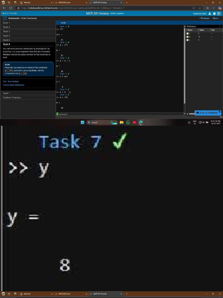 Matlab Onramp Course | PDF