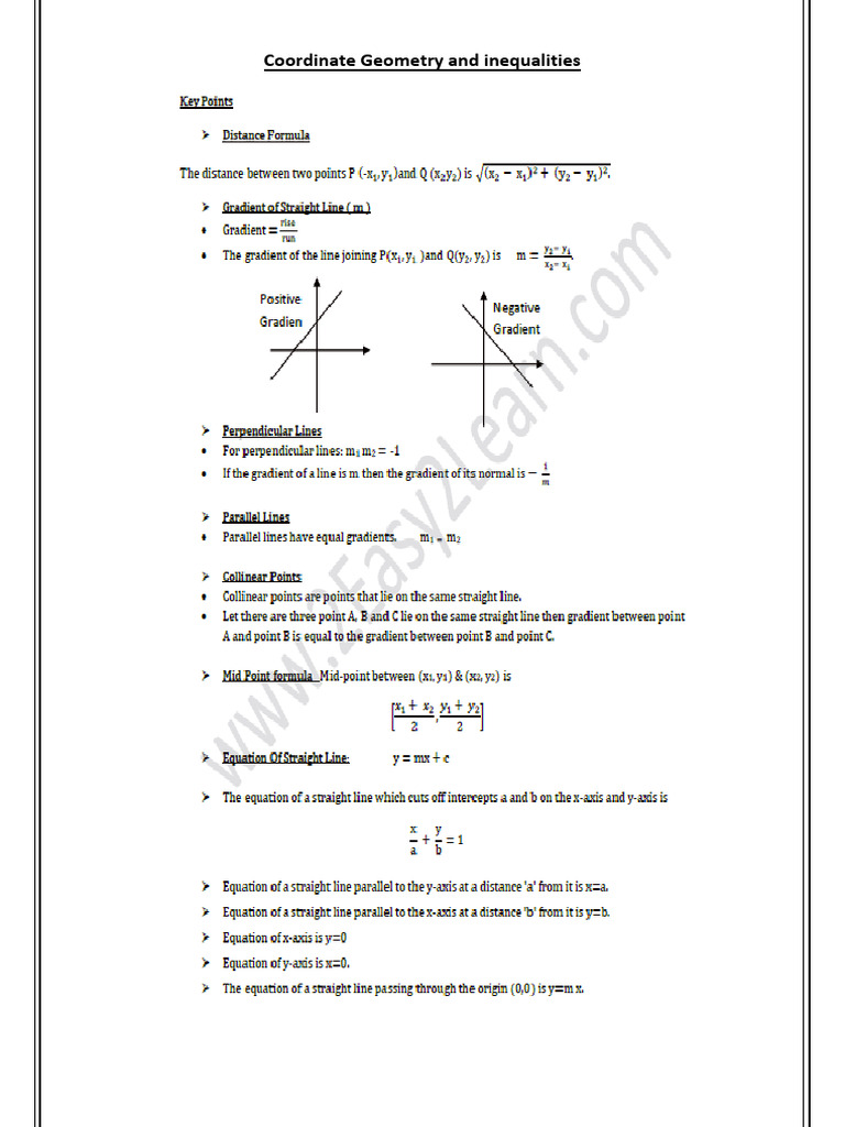 Coordinate Geometry | PDF