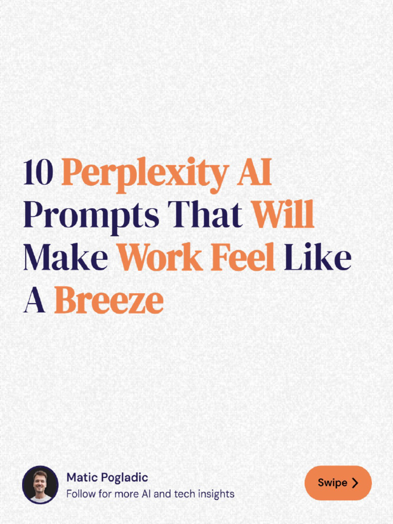Perplexity Prompts | PDF