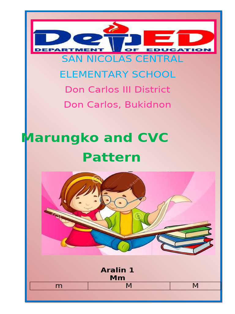 Basahon Marungko - and CVC Pattern | PDF