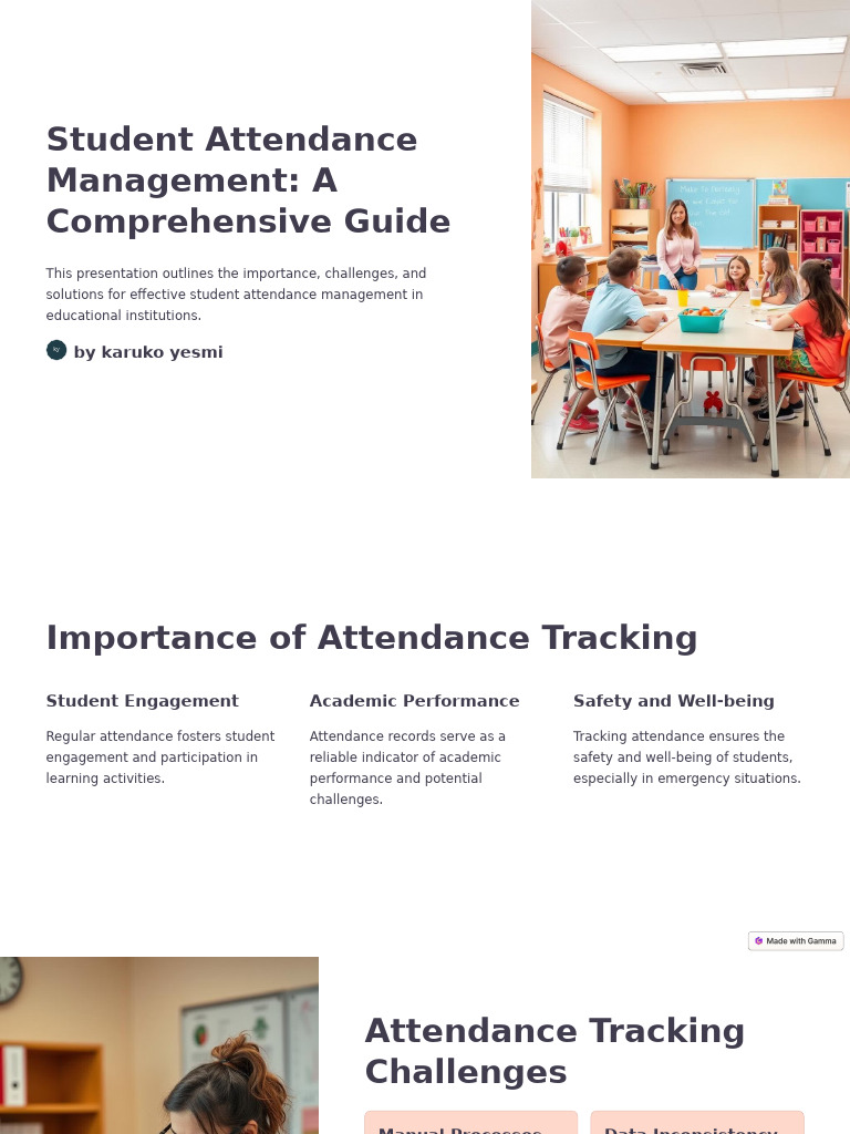 Student Attendance Management | PDF | Automation | Biometrics
