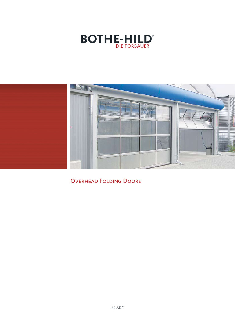 Overhead Folding Door 46 ADF Overview | PDF | Door | Building Engineering