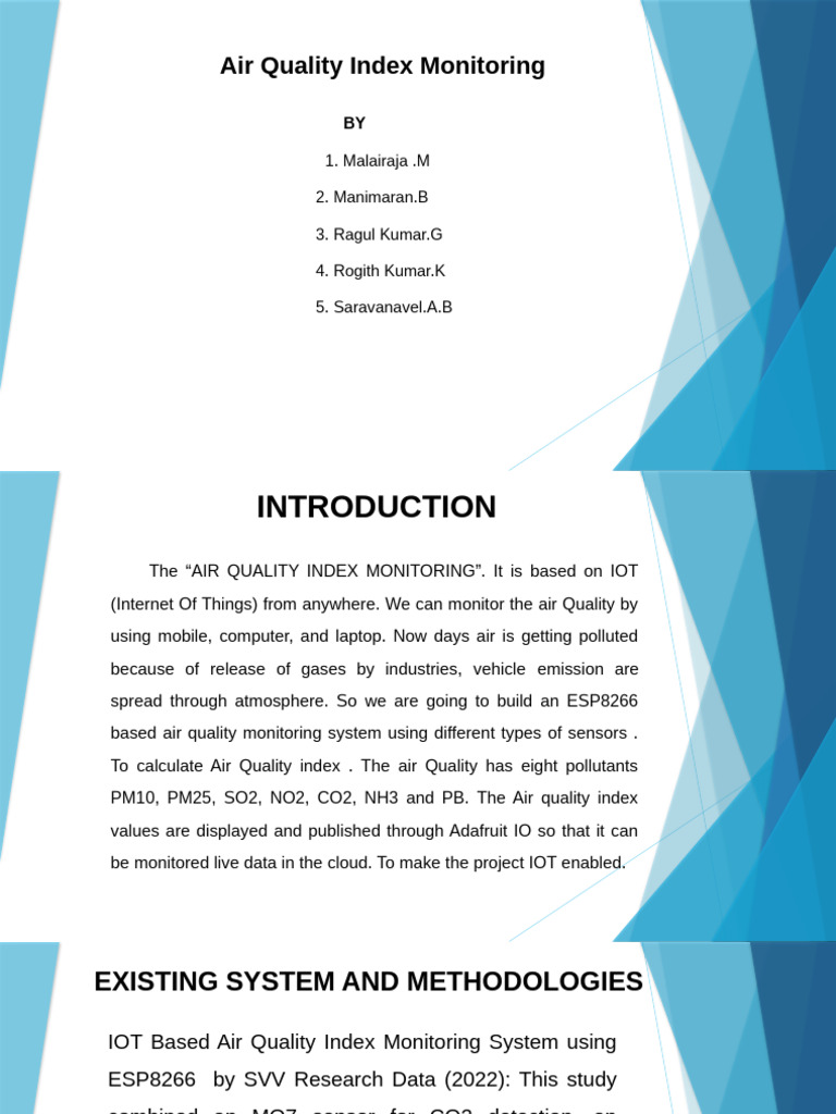Air Quality Index Monitoring | PDF
