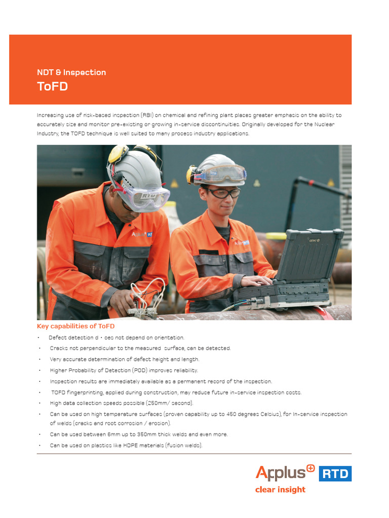 Applus Andt Tofd A Nii Rbi Solution 1734700636 | PDF | Welding | Construction