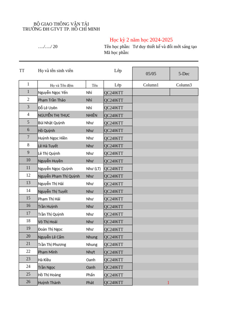 Điểm Cộng Phát Biểu TDTK | PDF