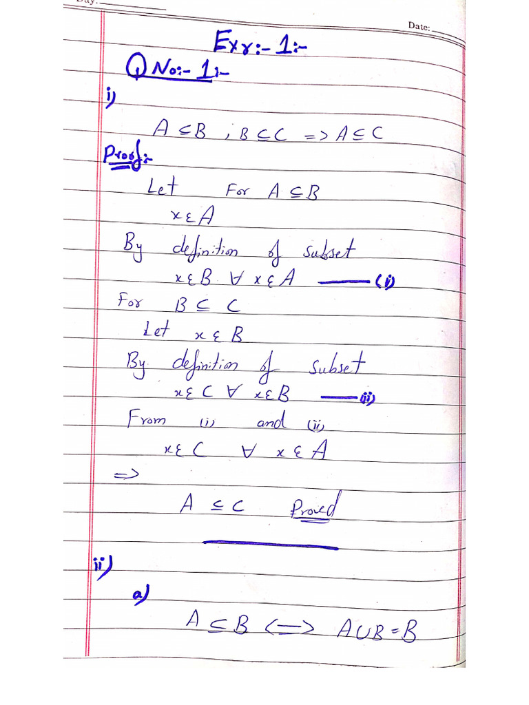 Exercises 1 and 2 Chap 1 DR Athar Sahib | PDF