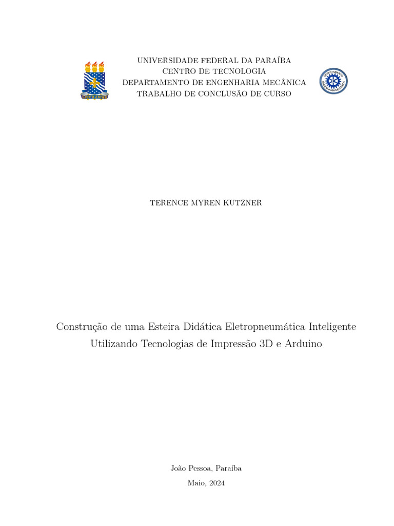 01. TCC - Terence - Versão Final. | PDF | Relé | Impressão 3D