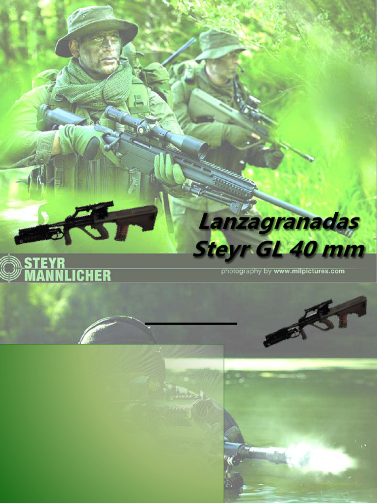 Lanzagranadas Steyr GL 40 mm | PDF | Proyectiles | Balística