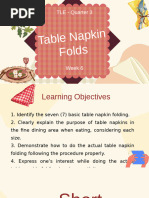 Table Napkin Folds | PDF