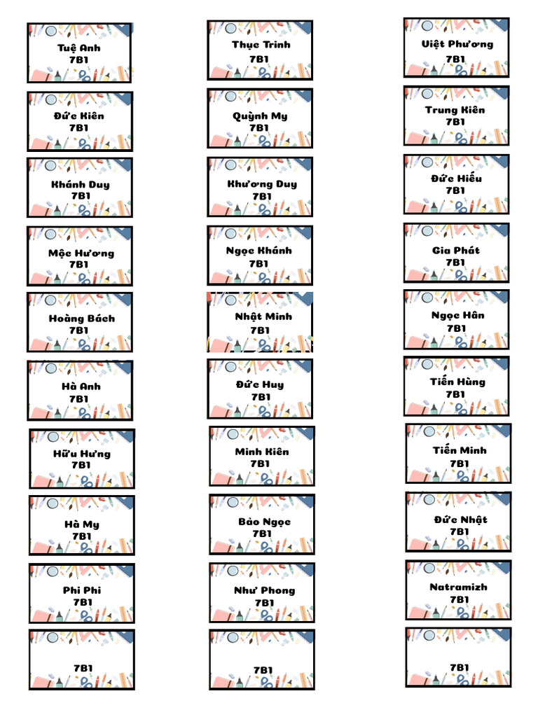 Name Labels | PDF