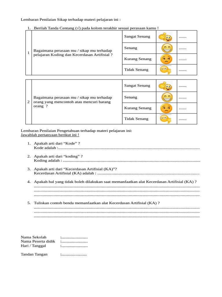 LKPD Kls. 5 Dan 6 | PDF