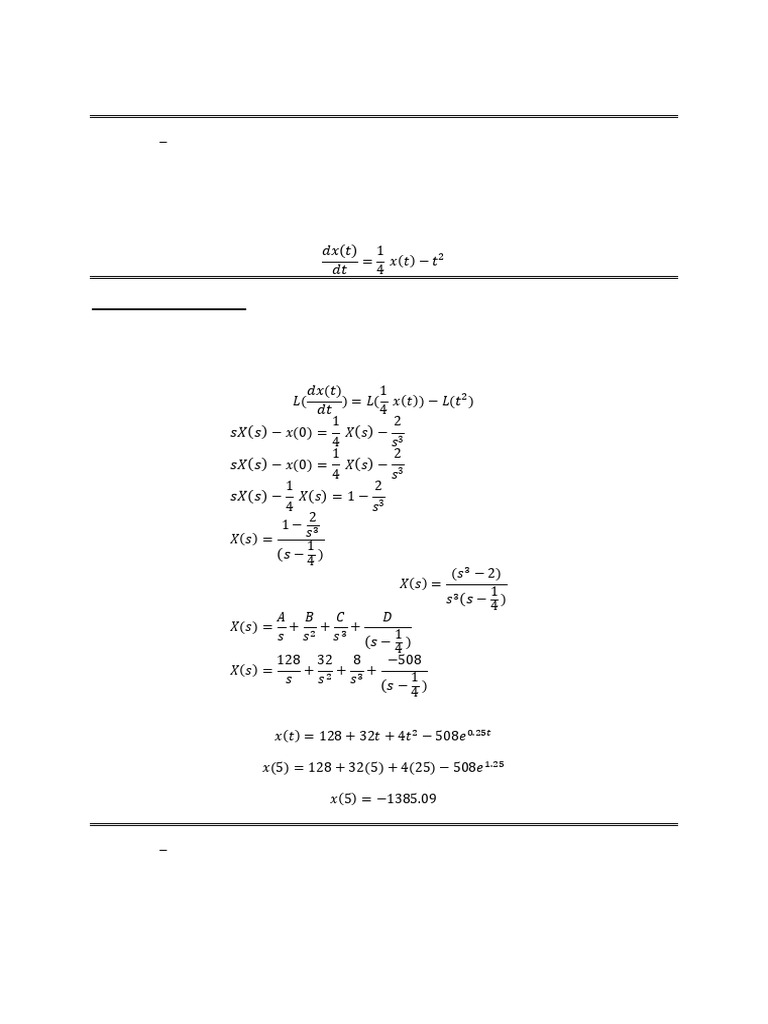 Differential Equations Solutions Guide | PDF | Series And Parallel ...