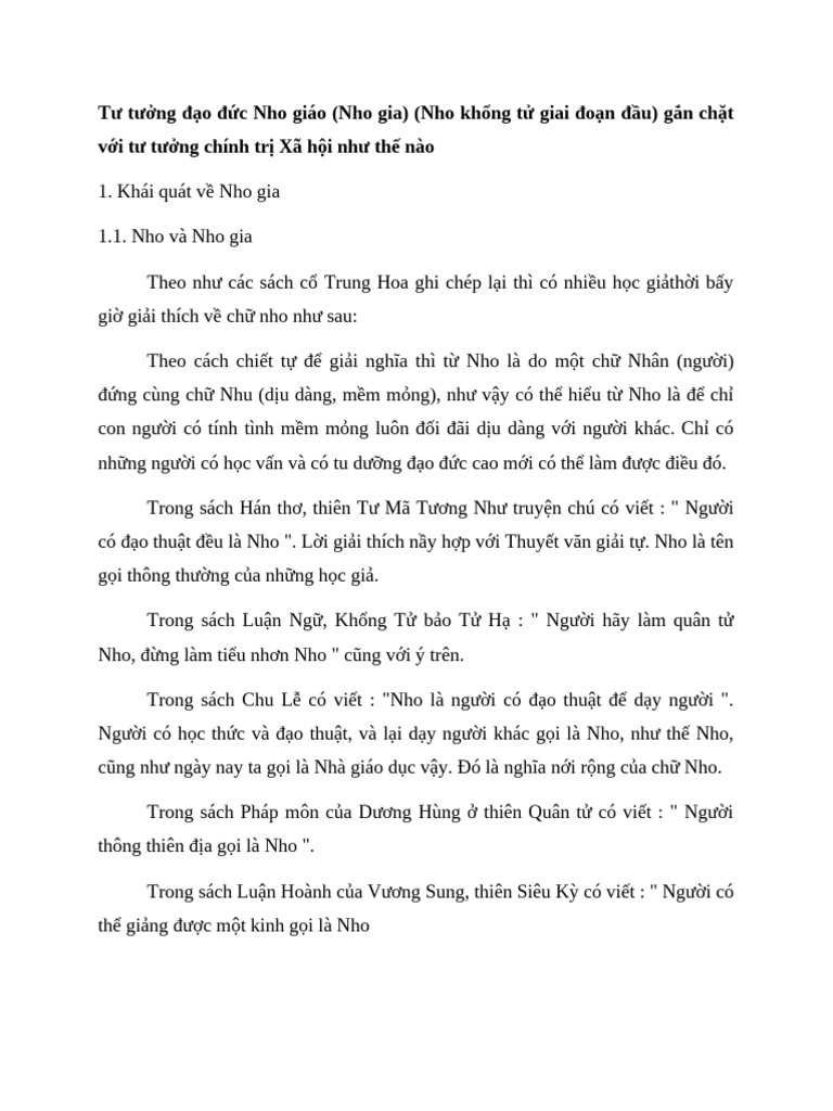 Nho Giao | PDF