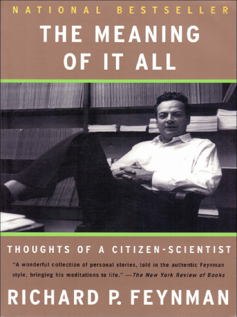 OceanofPDF.com the Meaning of It All - Richard P Feynman | PDF ...