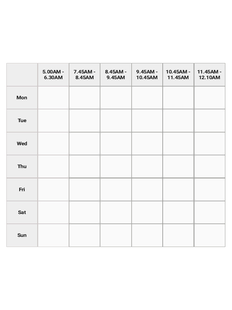 Timetable_16Jul25_085237 | PDF
