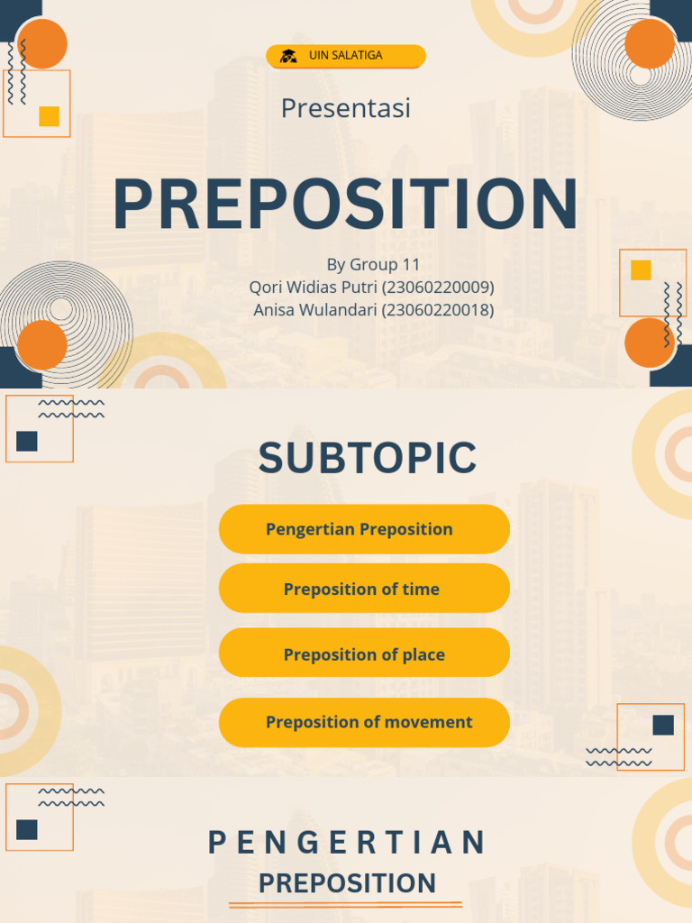 Materi Toefl Prepotition | PDF
