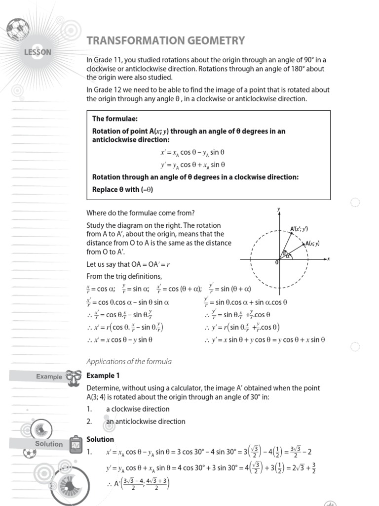 GR 12 l10 Transformation1 | PDF | Shape | Angle
