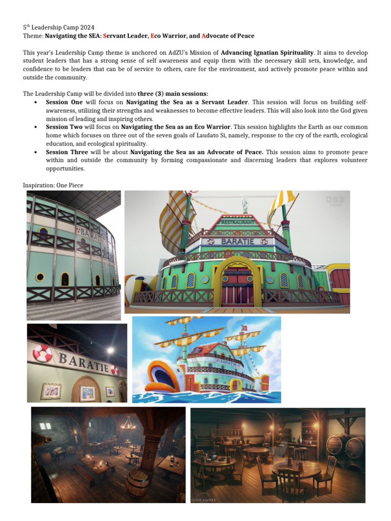 Leadership Camp 2024: Servant Leaders & Eco Warriors | PDF