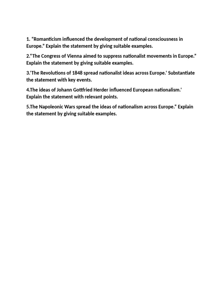 Extra Ques His | PDF