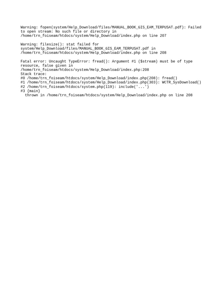 Manual Book Gis Eam Terpusat | PDF
