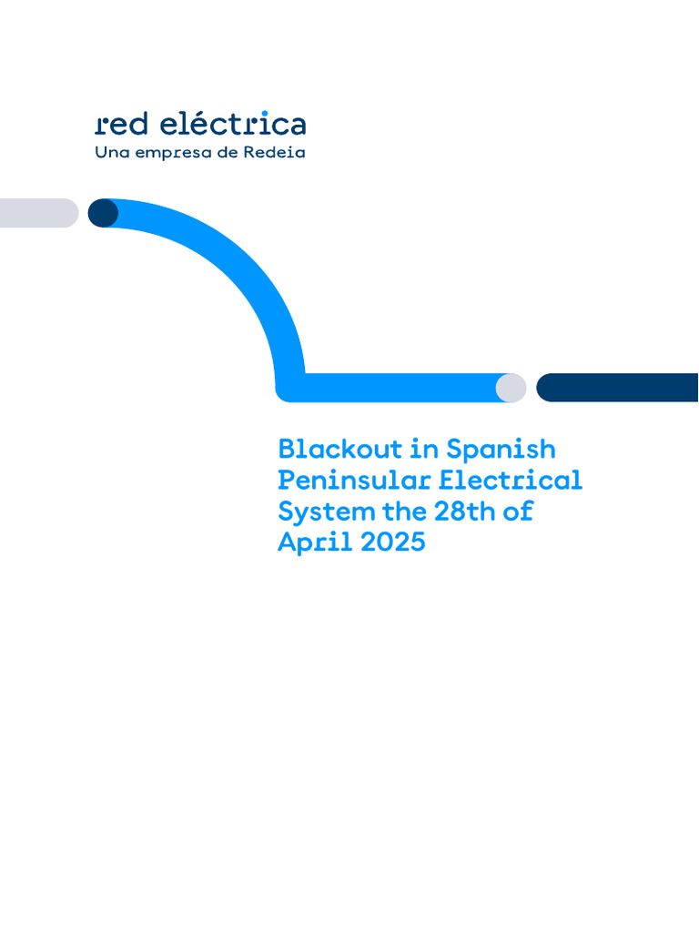 Spanish Electrical System Blackout Analysis | PDF | Electric Power ...