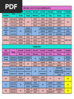 Grade 12 Timetable 2025 | PDF