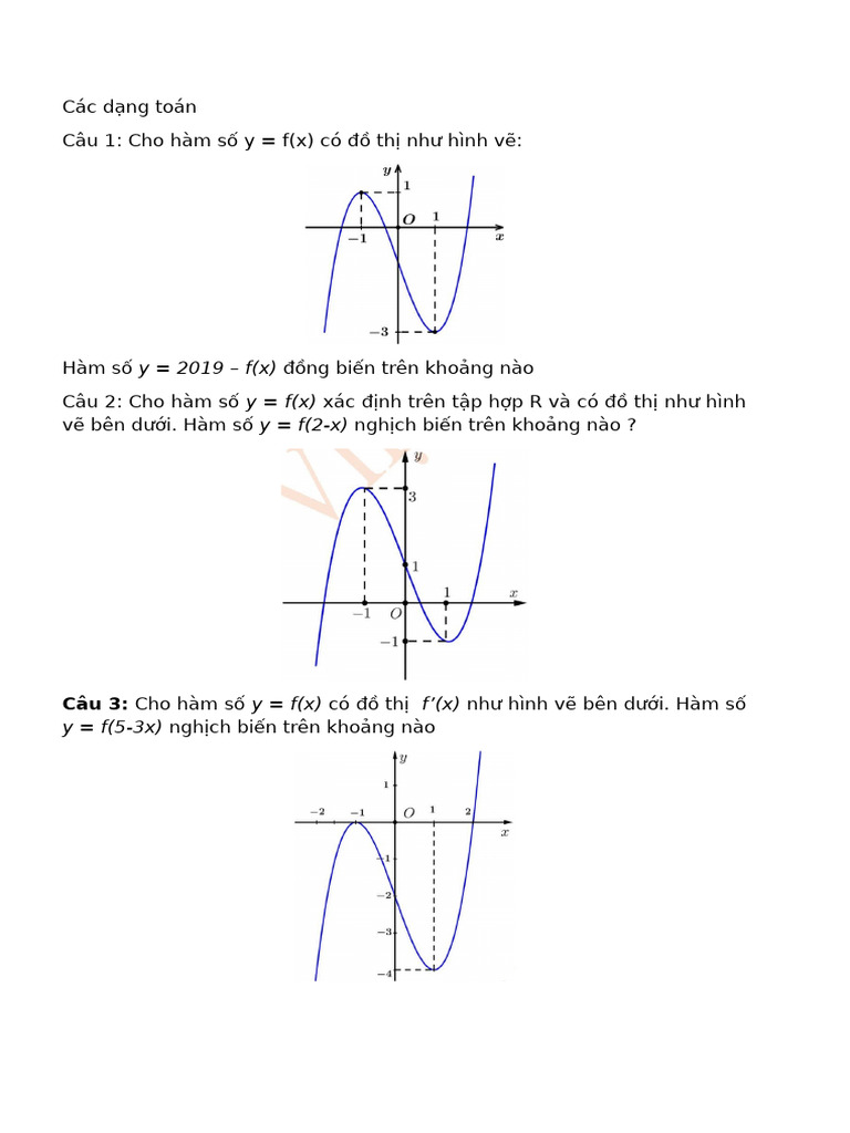 Các D NG Toán | PDF
