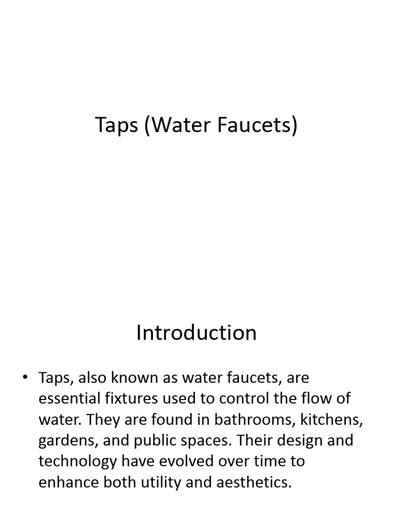 Taps Presentation Pdf