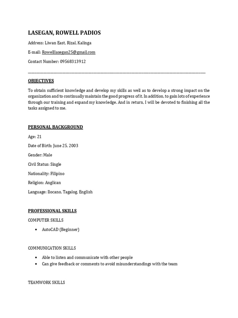 Rowell CV (Final) | PDF