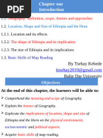 For Freshman Geography, AAU | PDF | Geography | Map