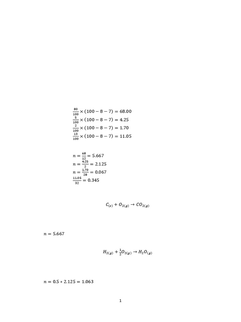 CHEE 524 Tutorial 2 Memo | PDF | Pyrolysis | Mole (Unit)