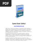 Victorian Boating Safety Handbook | PDF | Water Transport | Water