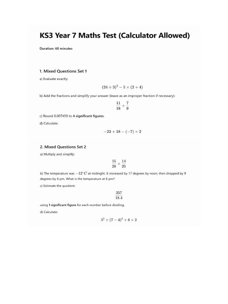 Unit - 1 Math Anaya | PDF