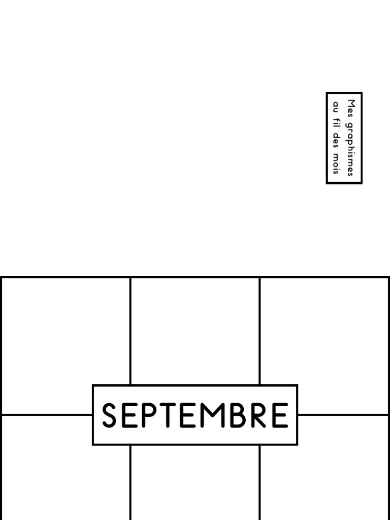 Graphismes Au Fil Des Mois | PDF